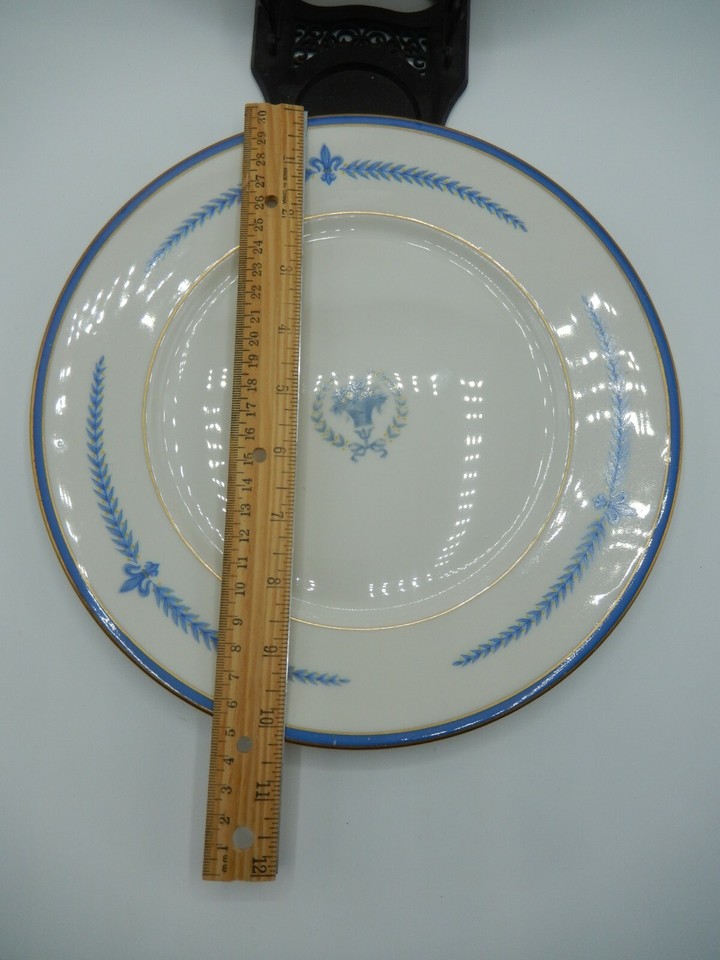 Vtg Lamberton Ivory China PURITAN Dinner & Bread Plates 10.5"-7 3/4 ...