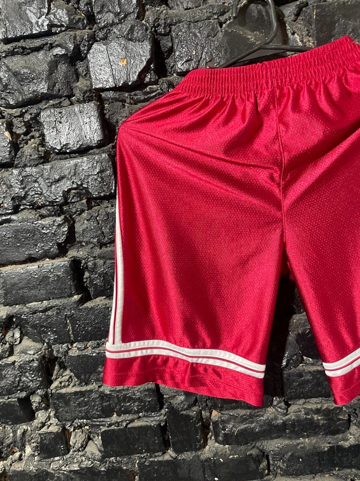 Champion NBA Basketball Shorts Red Polyester Mens Size Medium | eBay