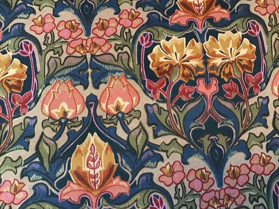 Crowson Fabric Antonia Design Glazed Cotton Fabric Over 2 Meters | eBay UK