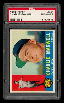 1960 Topps Set-Break #443 Charlie Maxwell PSA 8 NM-MT | eBay