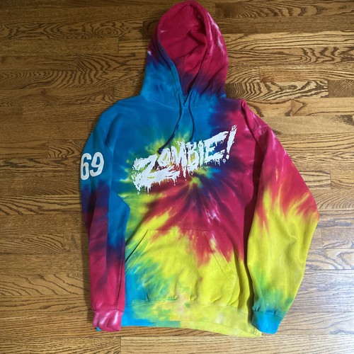 Rare Flatbush Zombie Tie Dye The Glorious Dead Hoodie Size Medium | eBay