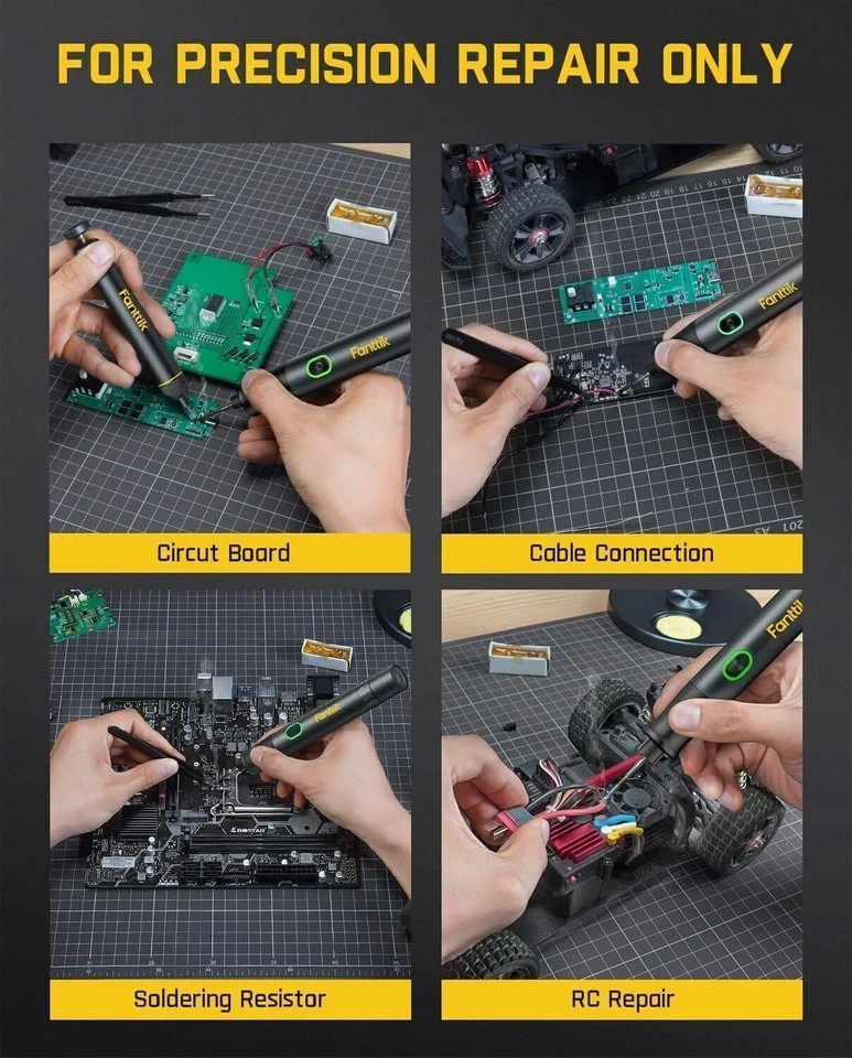 Max Soldering Iron Kit Cordless Soldering Iron 7 Seconds Fast Heating ...