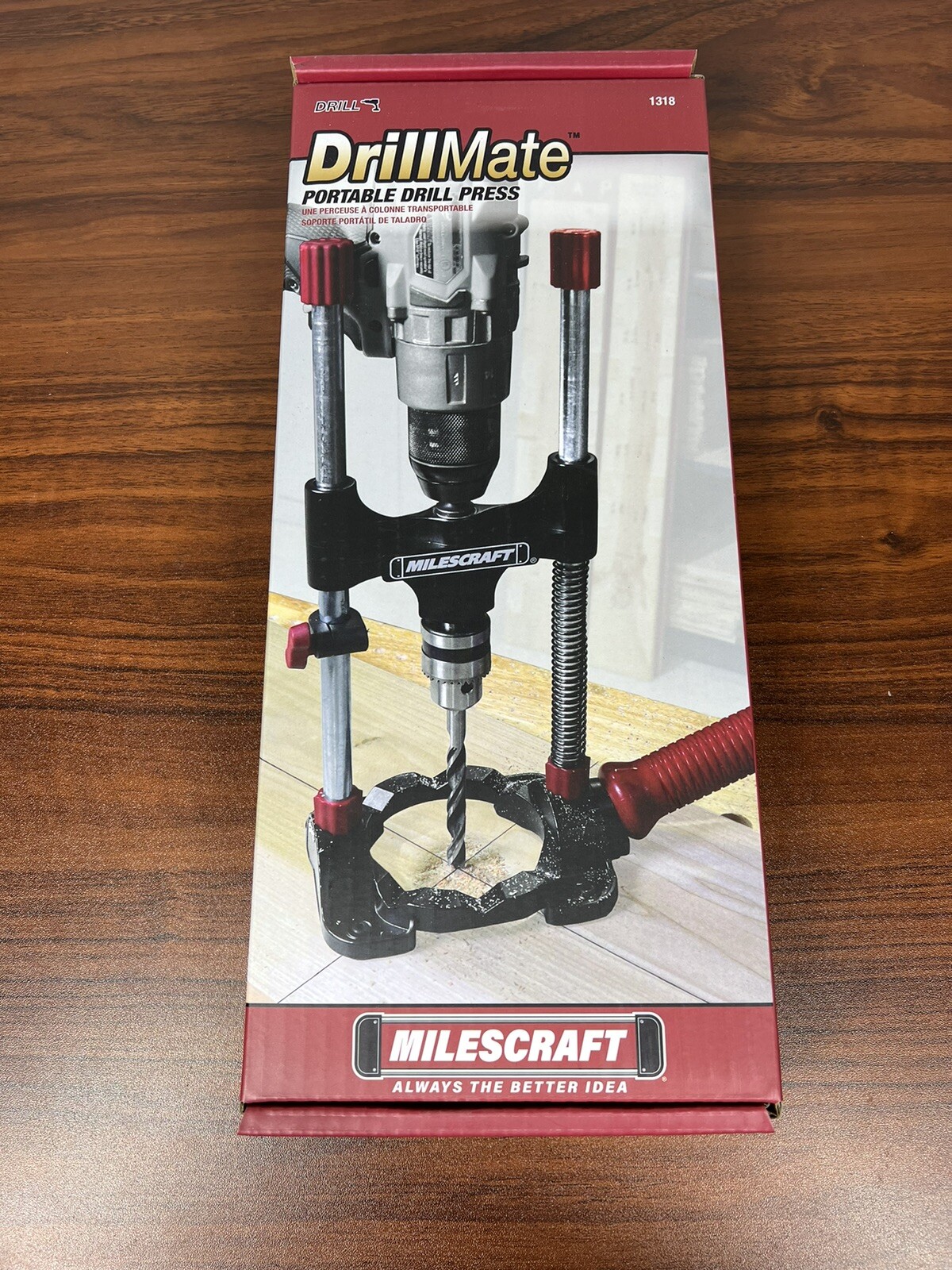 Milescraft 1318 Drillmate Portable Drill Guide Attachment Compatible w ...