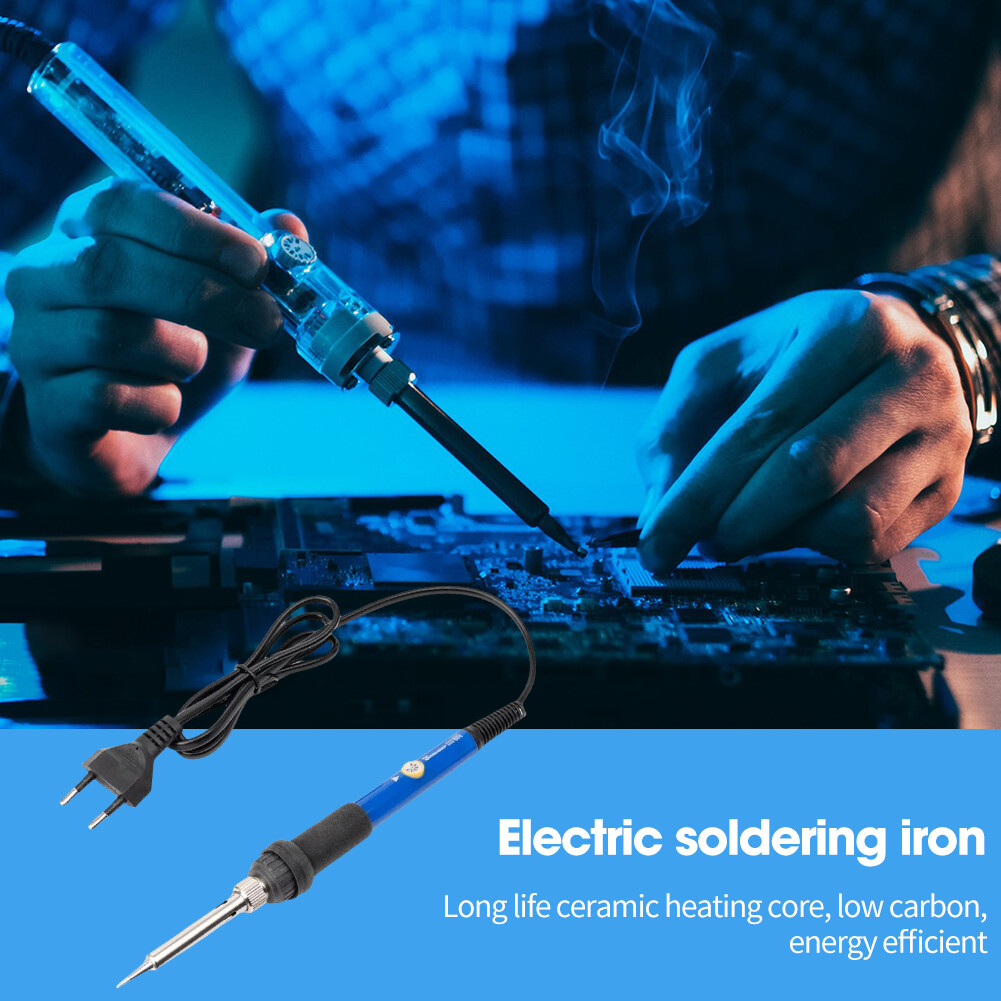 60W Electric Soldering Iron Ceramic Heating Core Quick Heating Repair ...