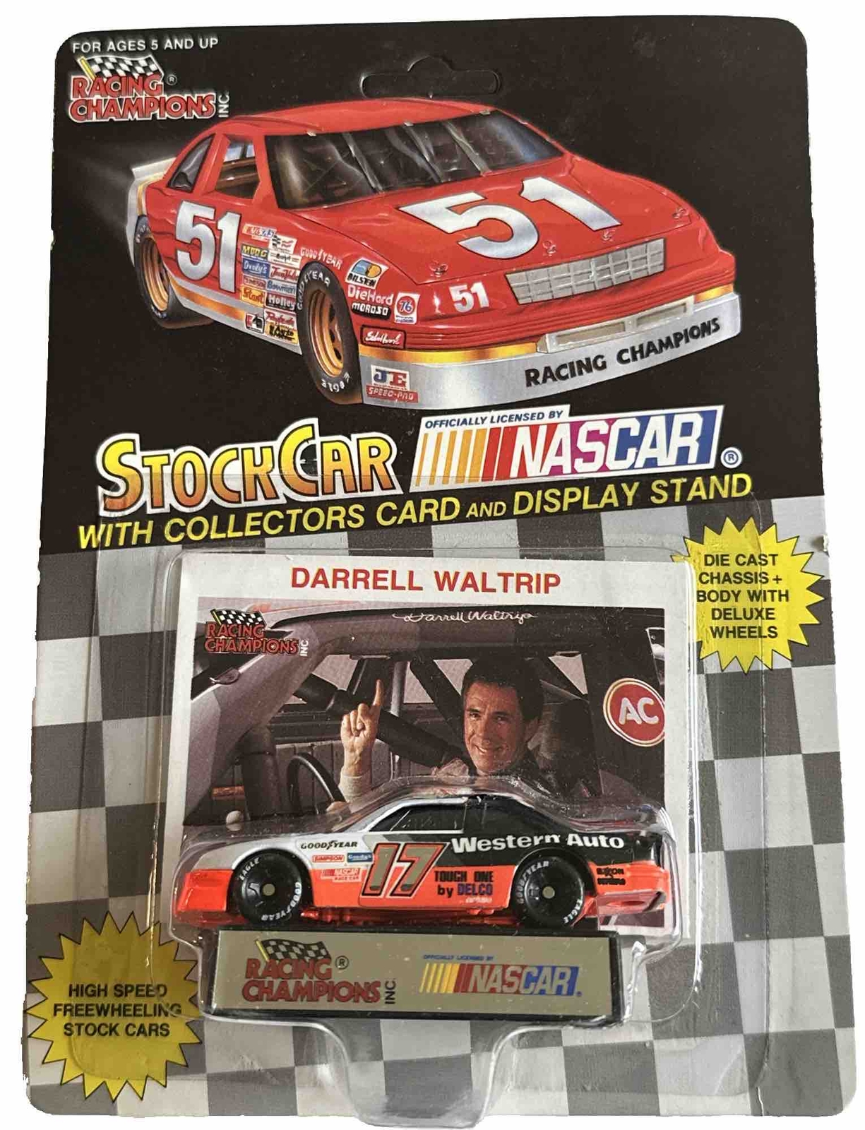 Racing Champions Stock Car #17 Darrell Waltrip 1992 NASCAR Chevy ...