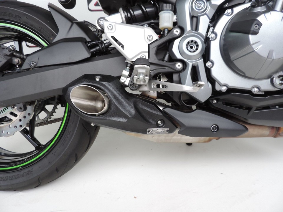 2017-25 Kawasaki Z900 Slip-On Muffler Exhaust CS Racing Deep Sound | eBay