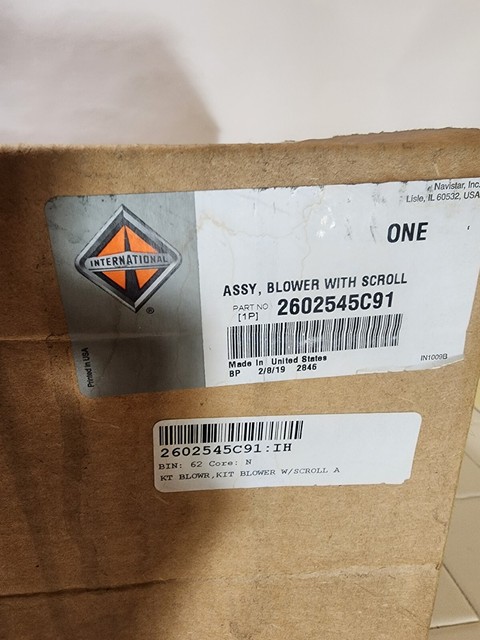 International 2602545C91 Navistar Replacement Blower With Scroll ...