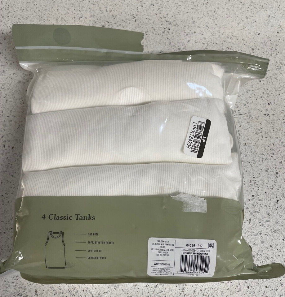 Goodfellow & Co. Men's Classic Tanks XL 4 Pack | eBay