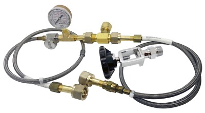 2 to 1 Oxygen Transfill Manifold CGA540 to 540 870 Aviation Veterinary ...