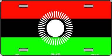 Malawi Flag Metal Novelty License Plate Tag LP4089 | eBay