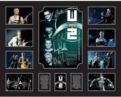 New U2 Signed Limited Edition Memorabilia Framed | eBay