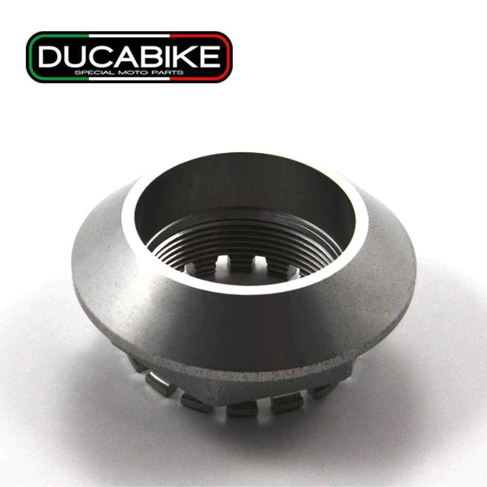 Wheel Nut Rear Ergal Machined CNC Silver Ducabike Ducati Hypermotard ...