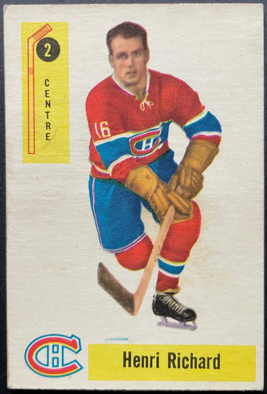 1958-59 Parkhurst Hockey Henri Richard #2 Montreal Canadiens Vintage ...