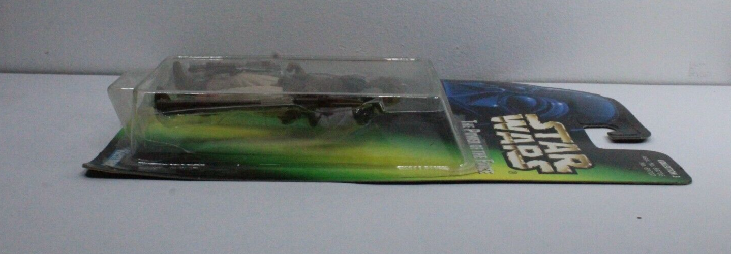 Star Wars POTF2 Weequay Skiff Guard Force Pike & Blaster Rifle Holo Moc ...