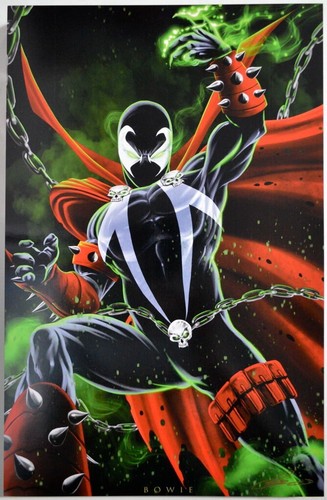 SPAWN Print HAND SIGNED by Artist Damon Bowie w COA | eBay