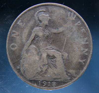 Great Britain, One Penny, 1918 coin | eBay