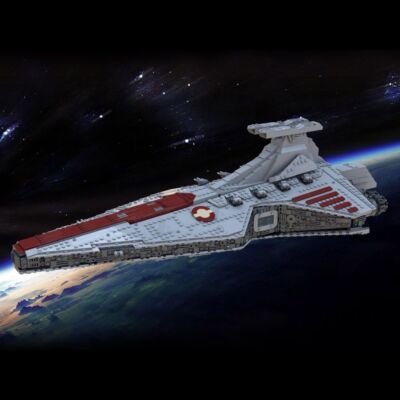 Venator class Republic Attack Cruiser Model Building Blocks Set MOC ...