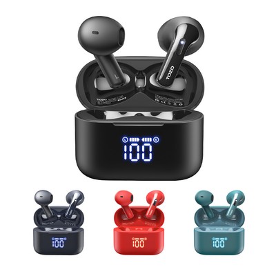 TOZO Tonal Fits(T21) Bluetooth 5.3 Earbuds Wireless Semi in Ear ...