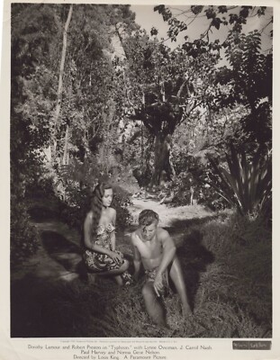 Dorothy Lamour + Robert Preston in Typhoon (1939) Paramount Photo M 451 ...