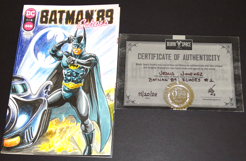 BATMAN "89 : ECHOES #1 BLANK SKETCH VARIANT (2024.DC) ORIGINAL SKETCH ...