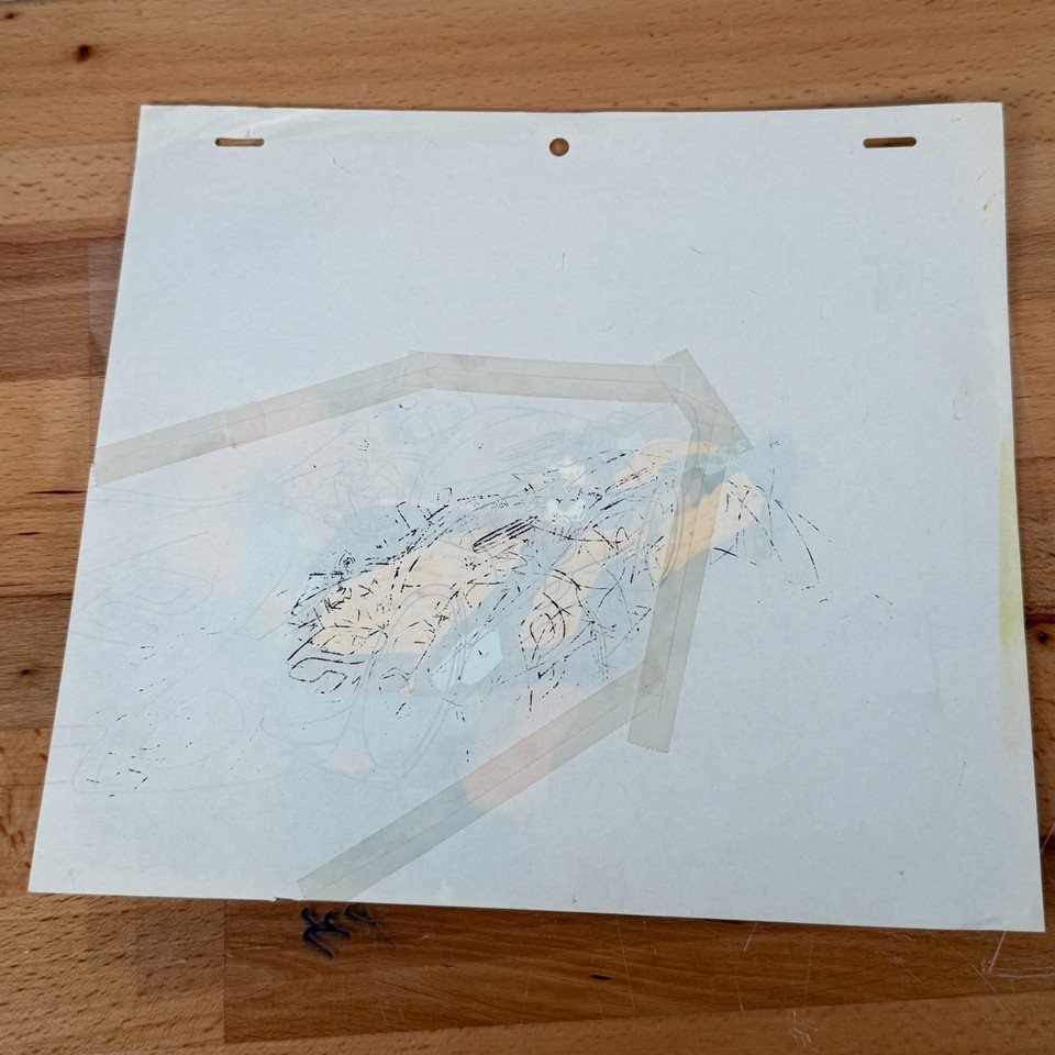 Vintage Adventures Of Speed Racer Animation Production Cel W/Art ...