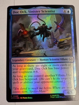MTG - Doc Ock, Sinister Scientist FOIL - Marvel: Spider-Man | eBay