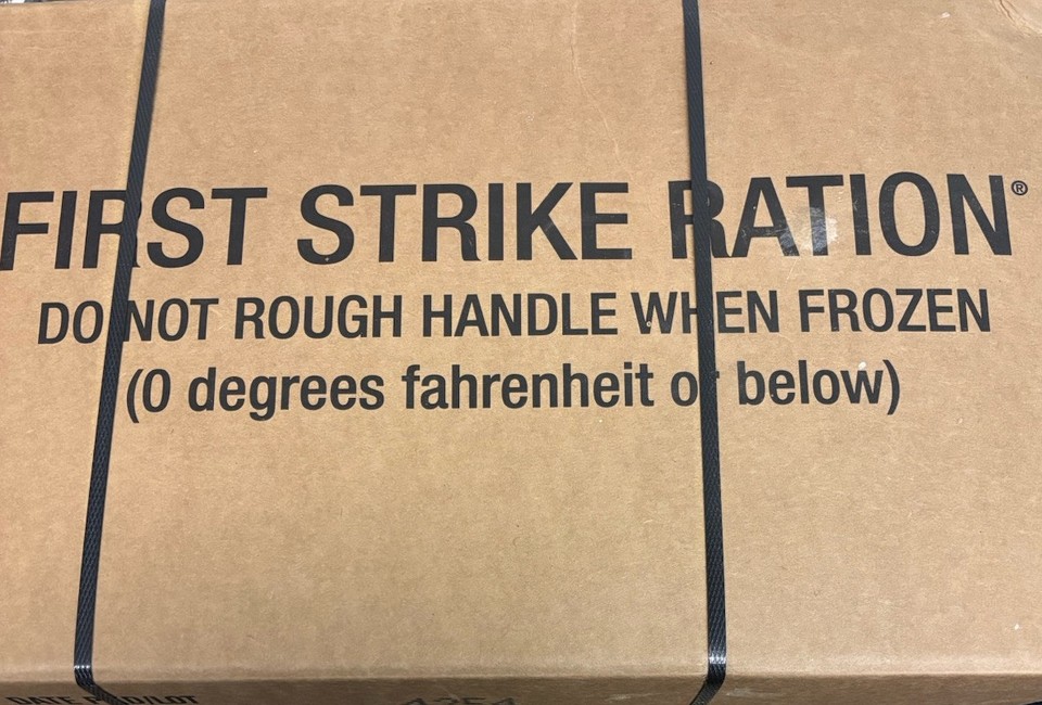 Case First Strike Ration 2027 9-24 Hr Meals Sandwich And Snacks No ...