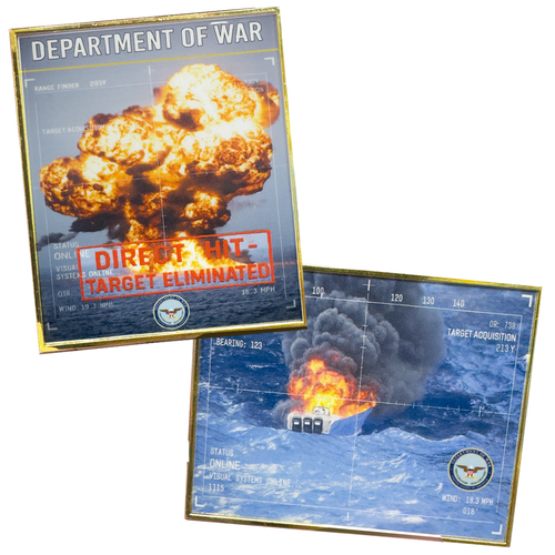 BL13-19 Department of War Secretary Pete Hegseth Operation Southern Spear Challe | eBay