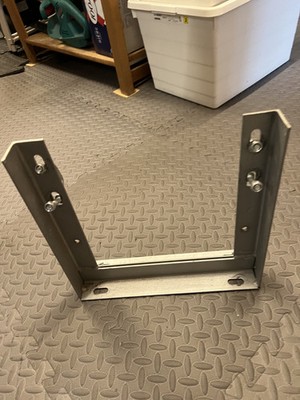 TV Aerial Pole Bracket Complete with U Bolts | eBay UK