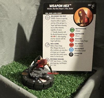 Heroclix Marvel Weapon Hex 063 X-Men Rise & Fall Chase (Heavy lean On ...