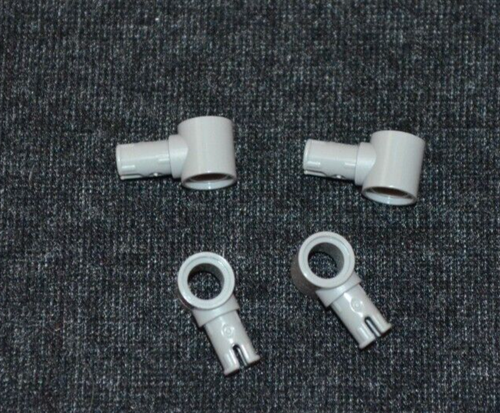 (4) Light Gray Technic Eye Rod Holder Brick w/ STUD Connector - NEW ...