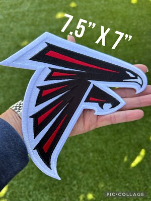 Atlanta Falcons BIGGEST Patch 7.5”x 7” Iron On Embroidered | eBay