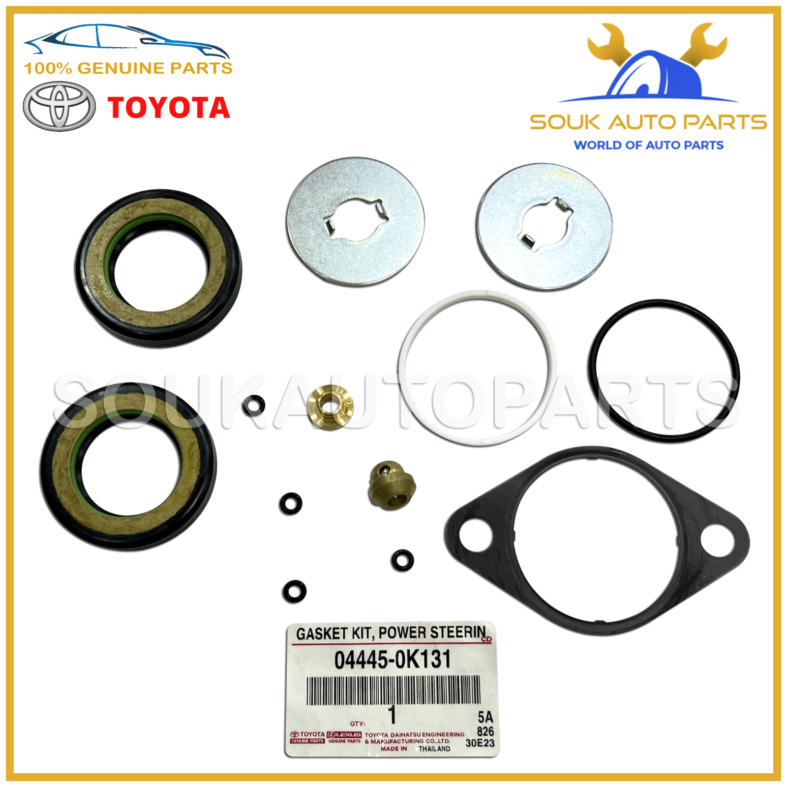 04445-0K131 Genuine Toyota GASKET KIT,POWER STEERING GEAR FOR RACK ...