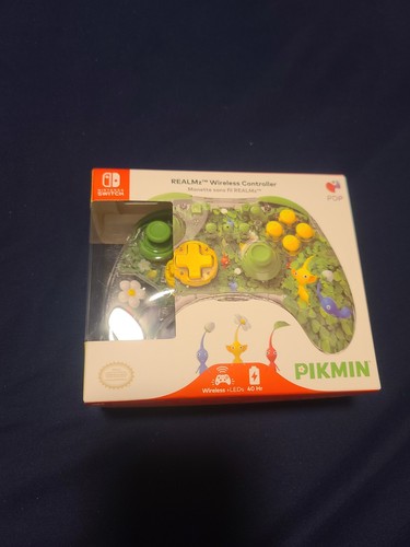 PDP REALMz Wireless Controller for Nintendo Switch - Pikmin Clover ...