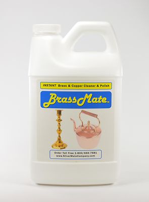 BrassMate by SilverMate, Liquid Brass Cleaner, Copper Cleaner 1 Gallon ...