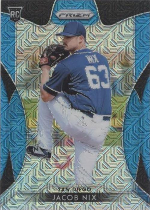 2019 Panini Prizm - Tier II Jacob Nix #178 Blue Mojo Prizm /399 (RC ...
