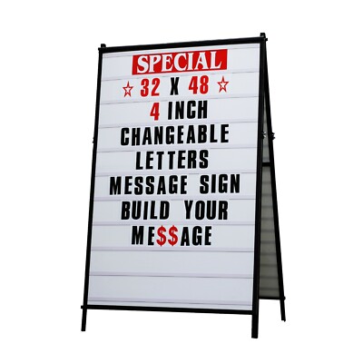 Signs - Changeable Letter