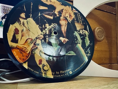LED ZEPPELIN Stairway to Heaven 7" Picture Disc vinyl Hey Hey What Can ...