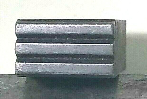 Antique Letterpress print block lead "spacer" 3 bar symbol design stamp ...
