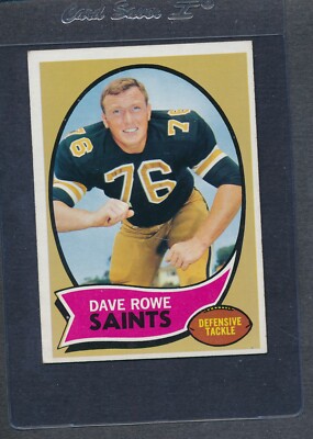 1970 Topps #101 Dave Rowe Saints EX *4682 | eBay