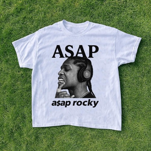 ASAP Rocky Vintage Rap Tee Graphic Shirt Unisex Concert Merch | eBay
