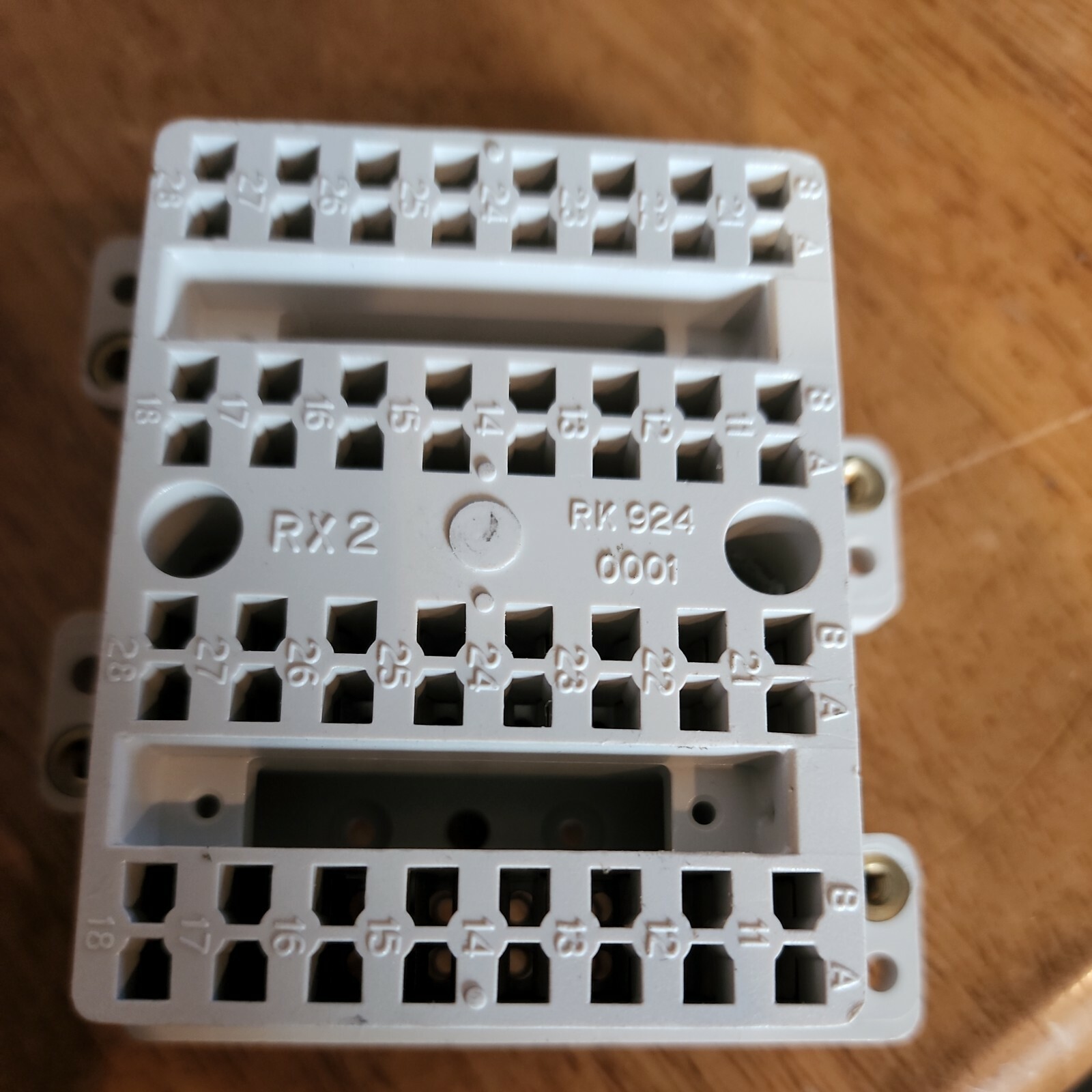 NEW NOS ASEA COMBIFLEX RX2 RK924 0001 REAR CONNECTION TERMINAL BASE ...