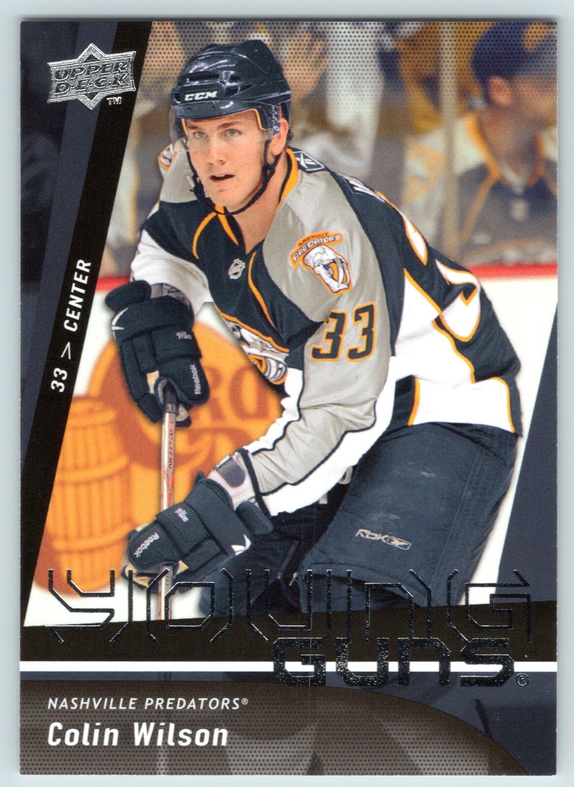 COLIN WILSON RC YOUNG GUNS 2009-10 UPPER DECK 09-10 NO 474 39016 | eBay