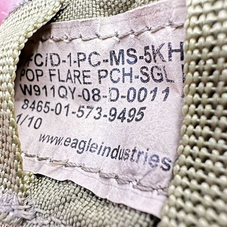 New Eagle Industries Pop Flare Pouch Single Down USGI Khaki Coyote ...