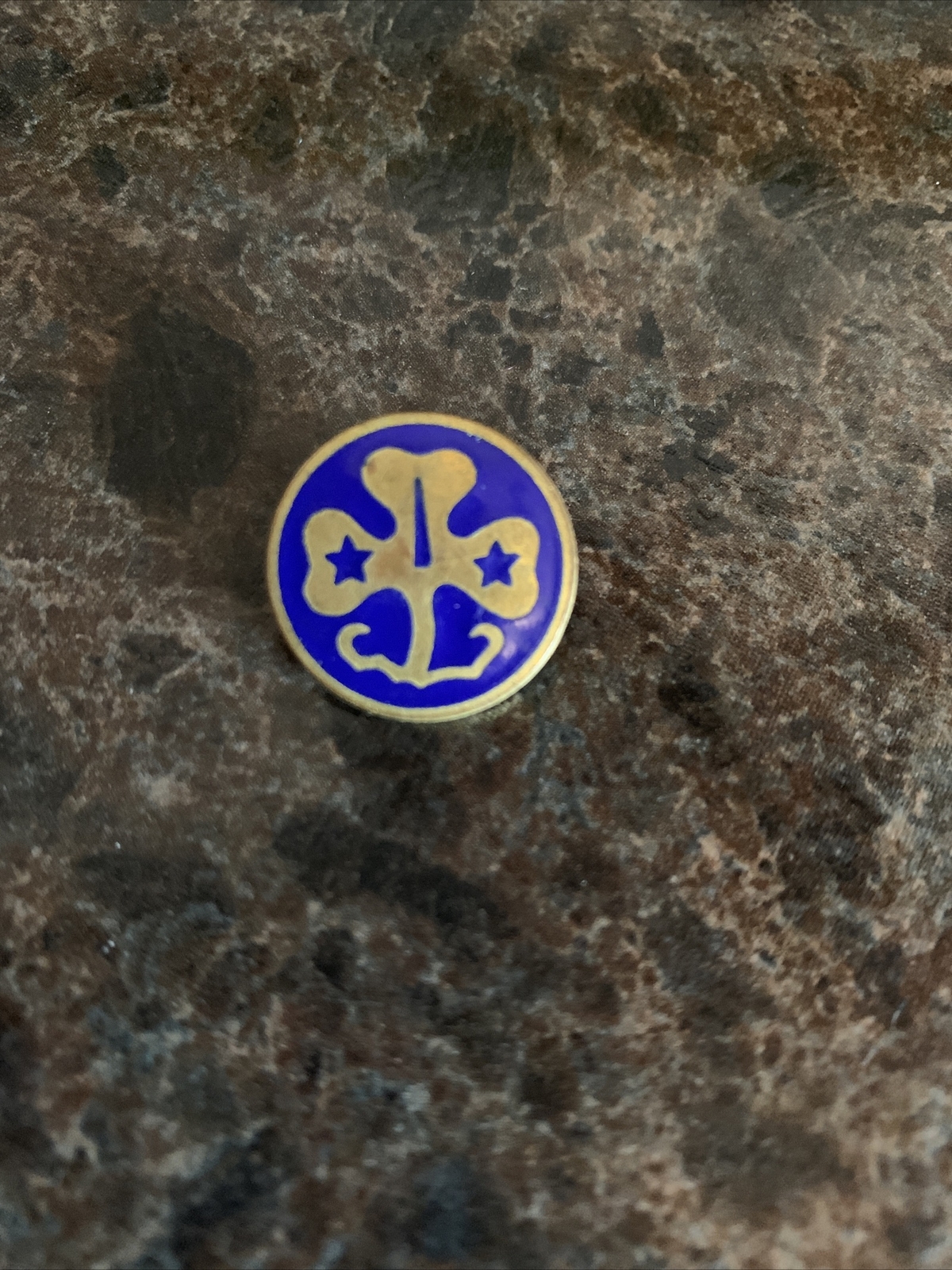 Vintage Girl Scouts Trefoil Pin World Association of Girl Guides WAGGGS ...