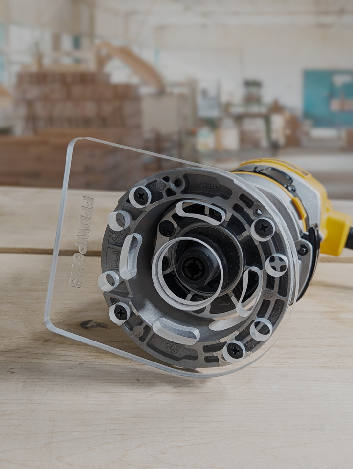 Baseplate Upgrade with Bushing Compatibility for Dewalt DWP611 / DCW600 ...