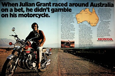 1975 Honda English Racer Julian Grant Australia - 2-Page Vintage ...