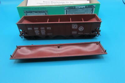 HO Scale Bowser 1-54061 PRR H-21A 4Bay Hopper PRR Circle Keystone C0599 ...