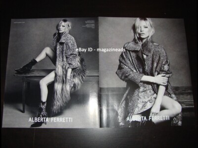 ALBERTA FERRETTI 4-Page PRINT AD Fall 2016 KATE MOSS pretty woman | eBay