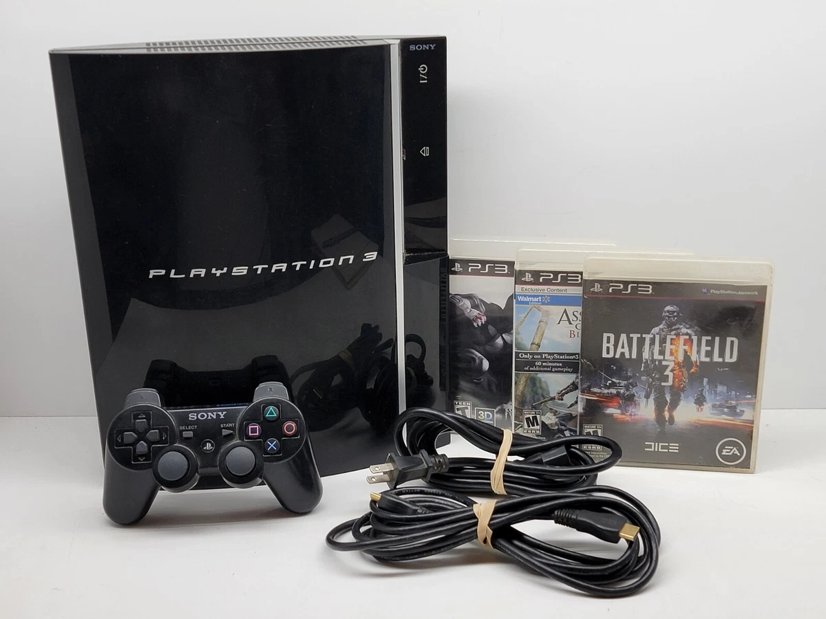 Sony Playstation 3 PS3 Phat Console - Fat Model - CECHL01 W/Controller ...
